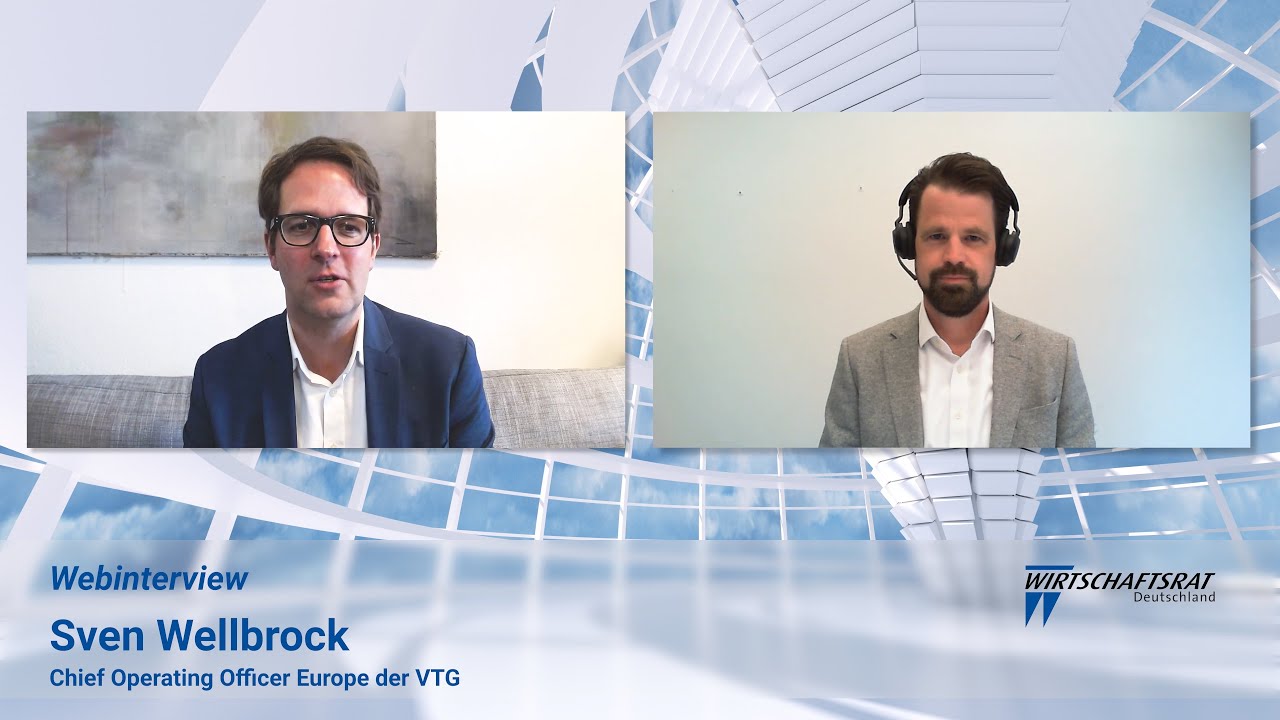 Wirtschaftstag 2023 | Web-Interview mit Sven Wellbrock - VTG - YouTube