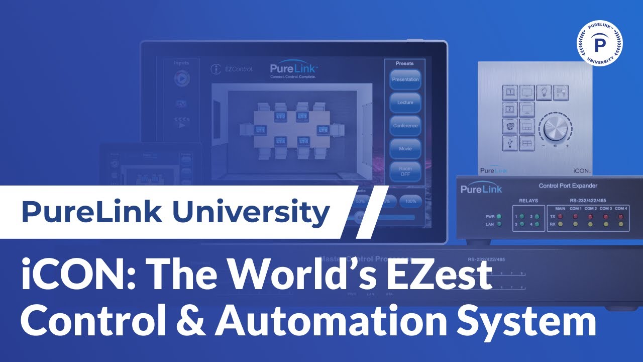 iCON: The World’s EZest Control & Automation System - YouTube
