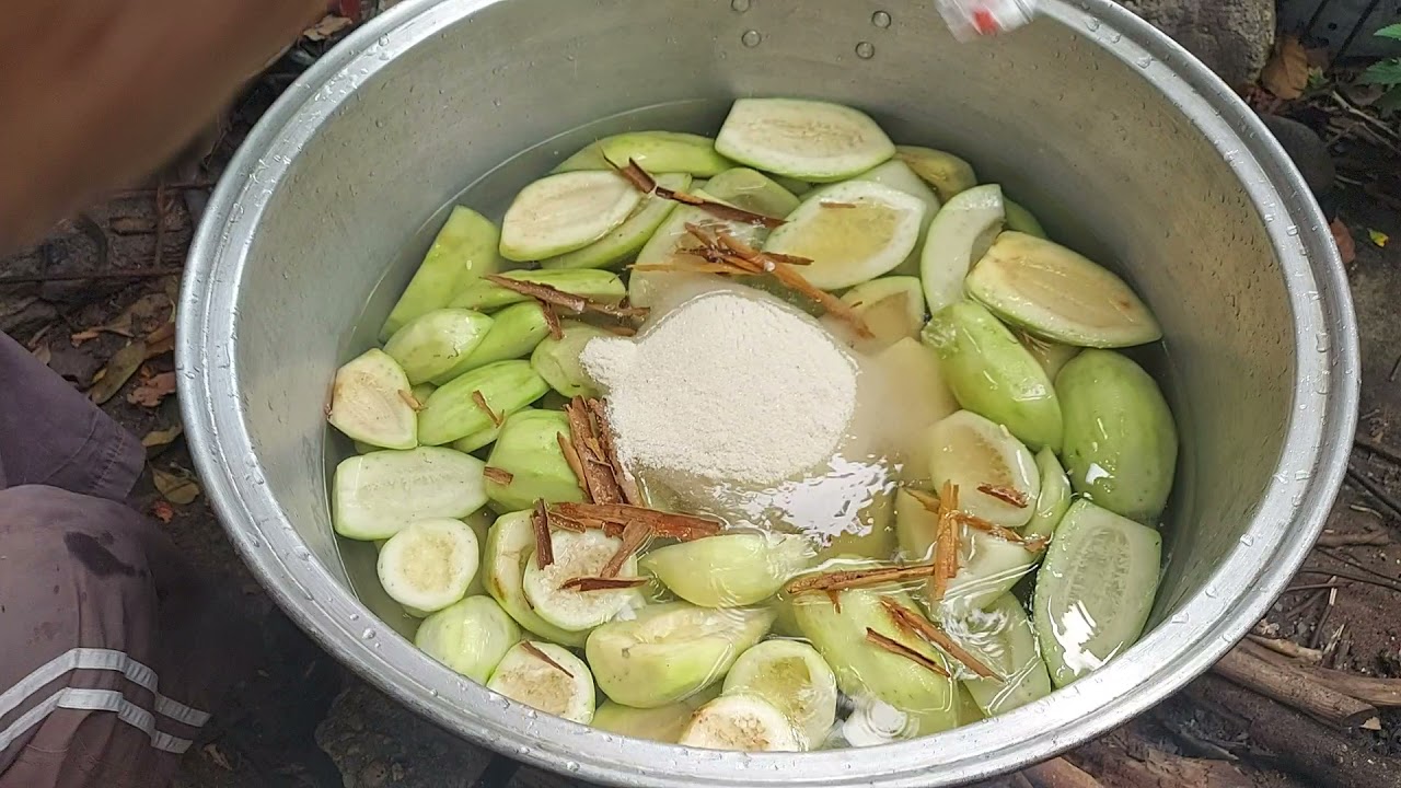 Dulce de Papaya Cristalizada paso a paso 4/7 - YouTube
