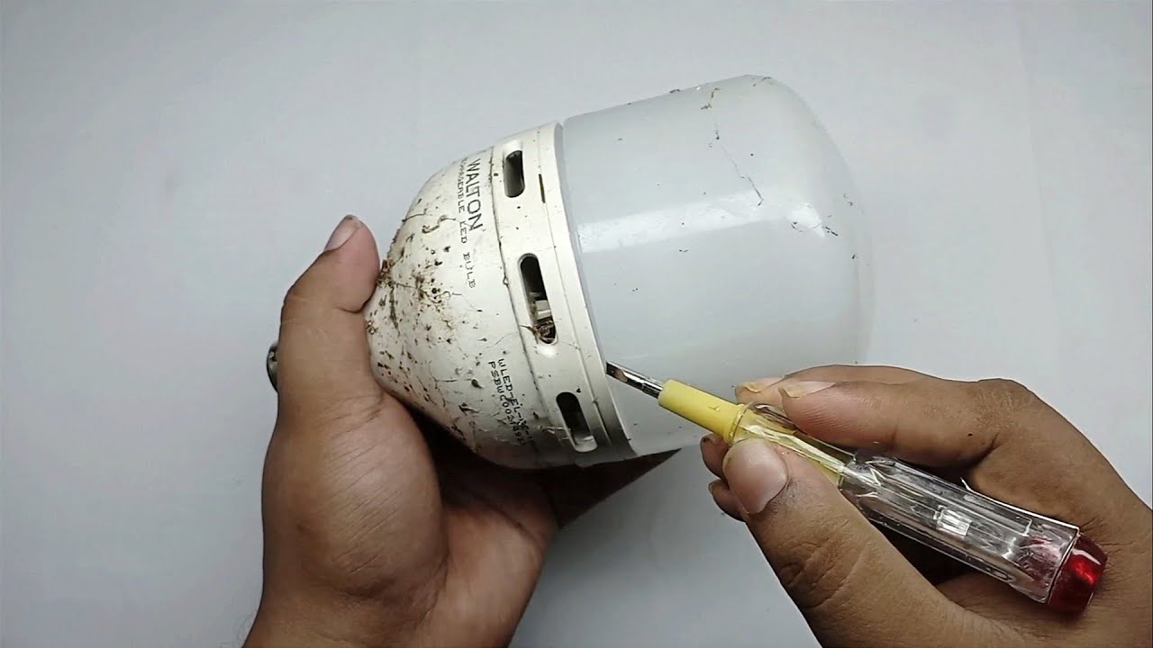 How to Repair a Rechargeable LED Bulb | Easy Fix & Guide - YouTube