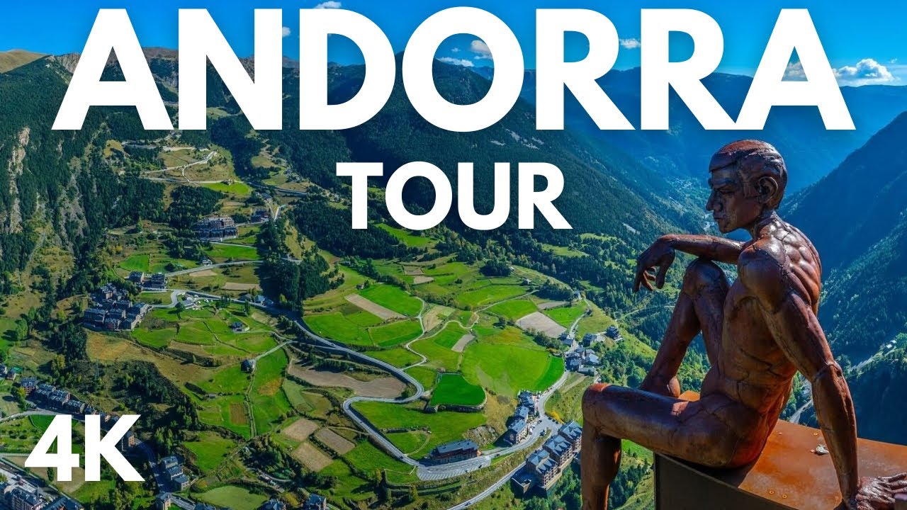 Andorra Tour in 15 Minutes 4K - Scenic View & Relaxing Music for Stress ...