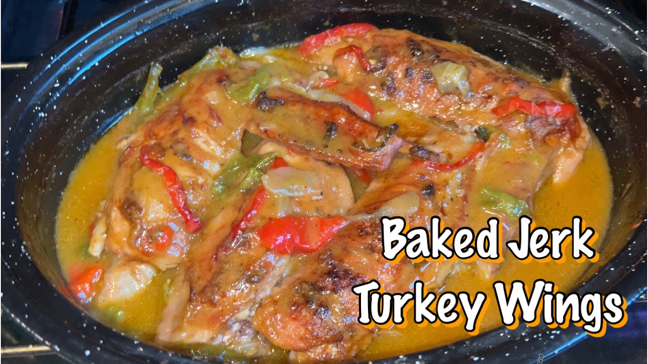 The Best Baked Jerk Turkey Wings Ever‼️ By Chef Bae - YouTube