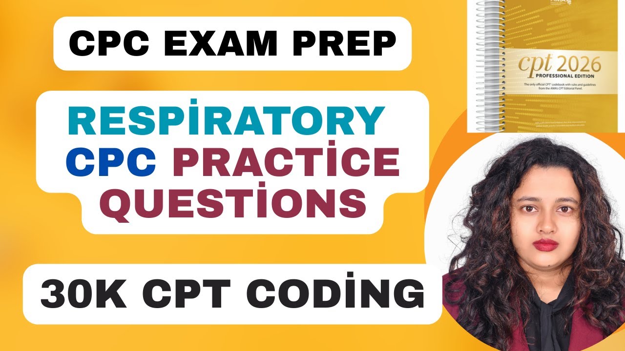 Respiratory CPT Practice Questions with answers.. #cpcexam #cpctips # ...