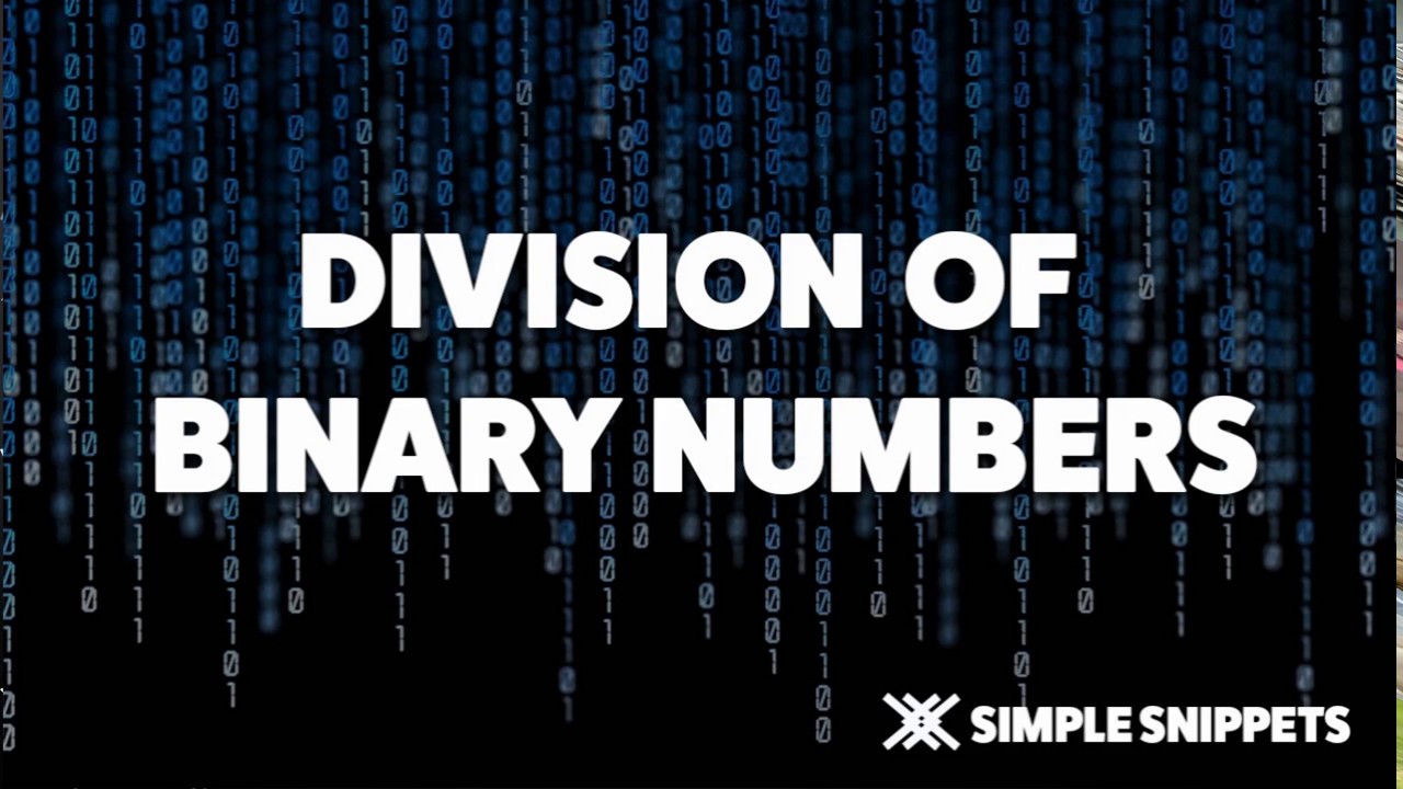 Division Of Binary Numbers Number Systems Conversions YouTube division-of-binary-numbers-number-systems-conversions-youtube