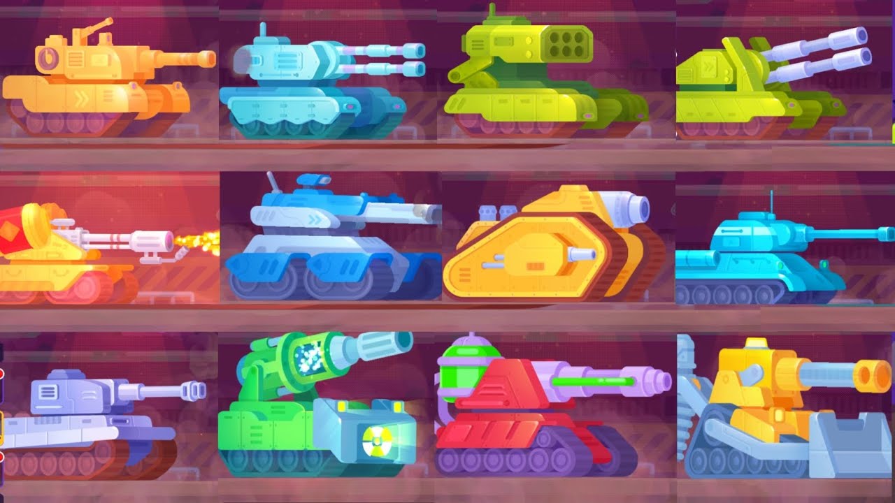 Tank Stars All Tanks Max Level Unlocked & Gameplay! - YouTube