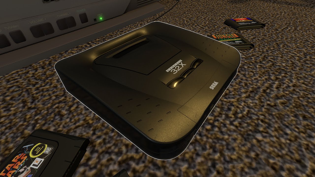 Sega Neptune & 32X Cartridge UGC Showcase (EmuVR) - YouTube