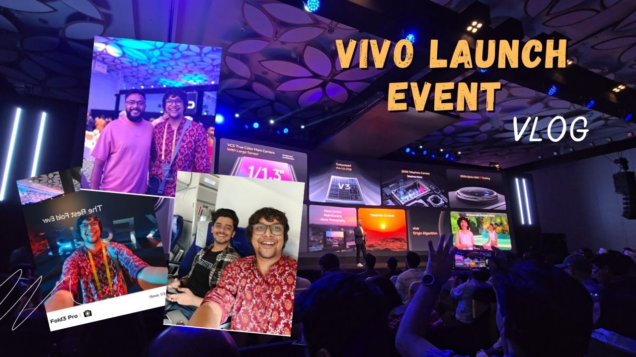 vivo X Fold3 Pro Launch Event Vlog 😻 - YouTube