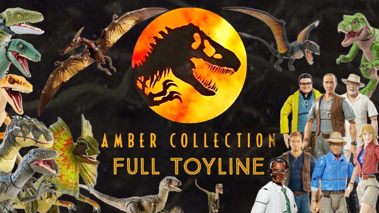 Jurassic World Amber Collection ENITRE Toyline Review! - YouTube