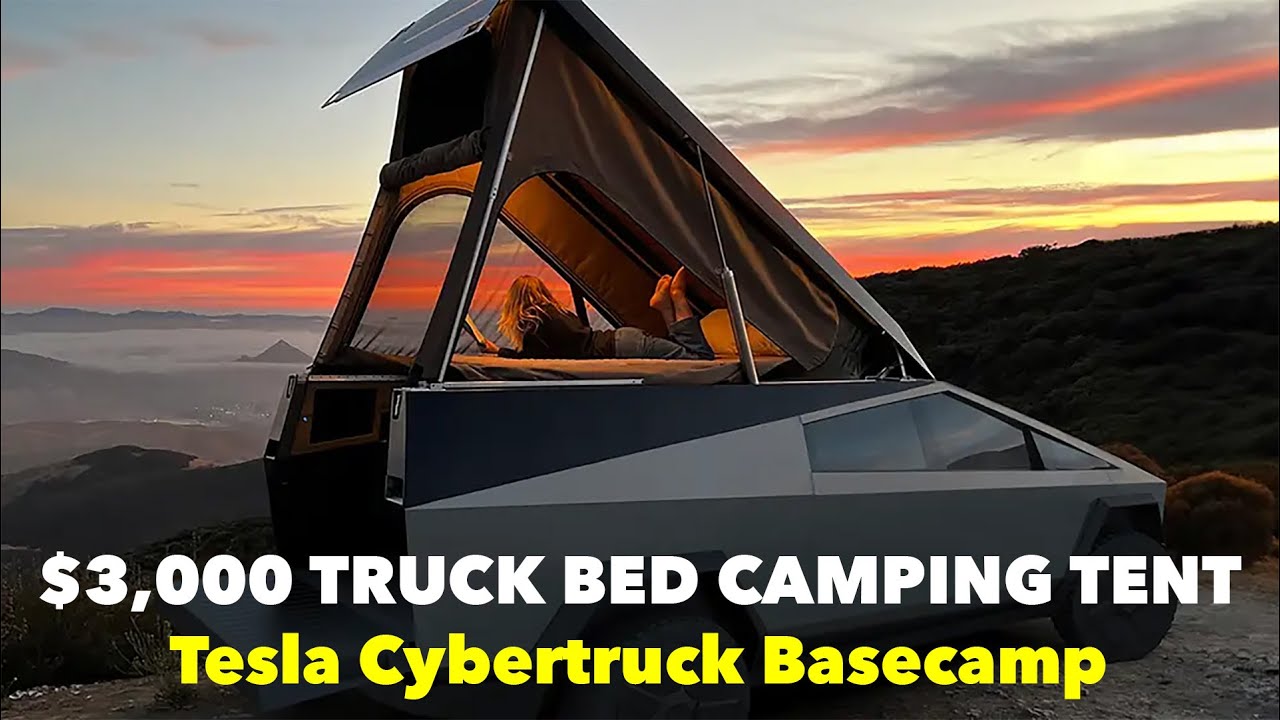 Tesla Cybertruck Basecamp Tent Promo! #TeslaCybertruck # ...