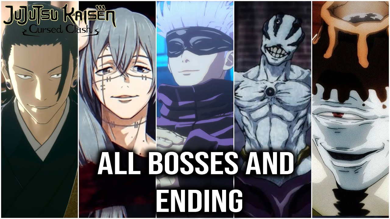 Jujutsu Kaisen: Cursed Clash All Boss Fights & Endings (4K60fps) - YouTube