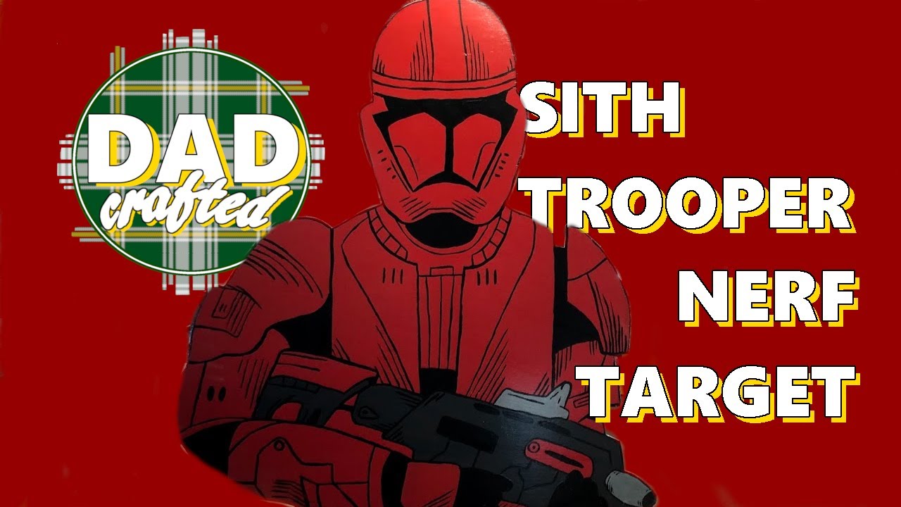 Sith Trooper Nerf Target | Star Wars prop - YouTube