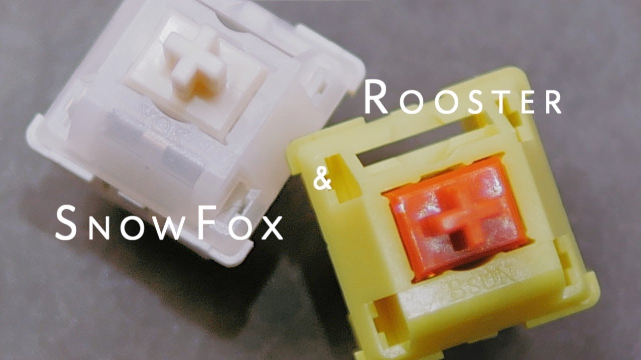 Ceptify Snowfox & Rooster Linear Switch REVIEW + SOUNDTEST - YouTube