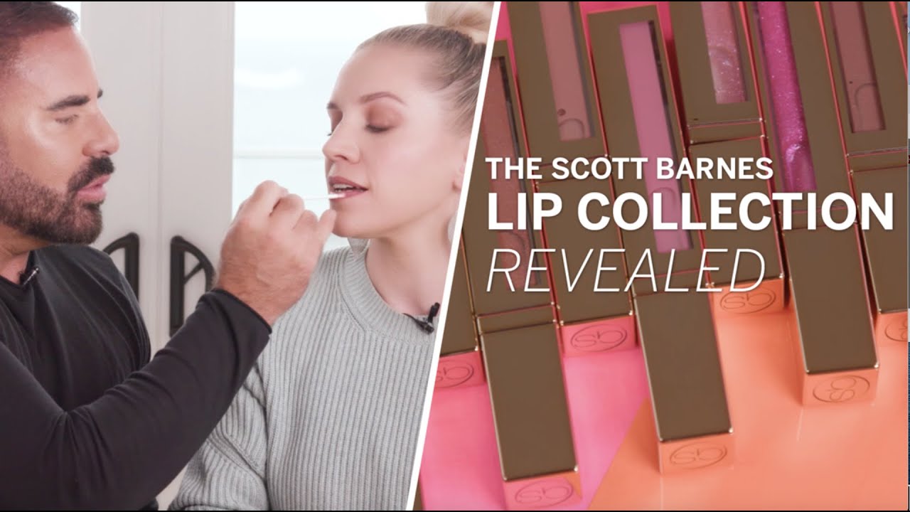 NEW LIP COLLECTION TRY ON | SCOTT BARNES COSMETICS - YouTube