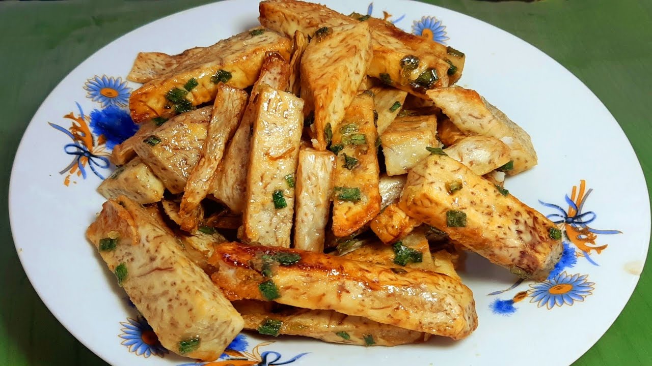 ត្រាវឆឹងស្ករស | Deep Fried Taro with Sugar [So thea] - YouTube