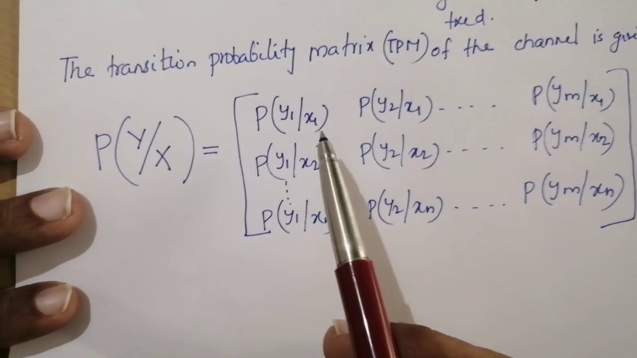Discrete Memoryless Channel - YouTube