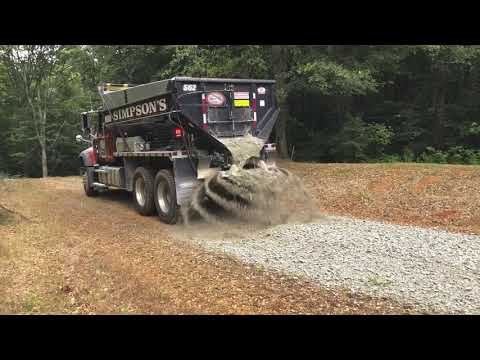 Rock and Gravel Spreader Edited - YouTube