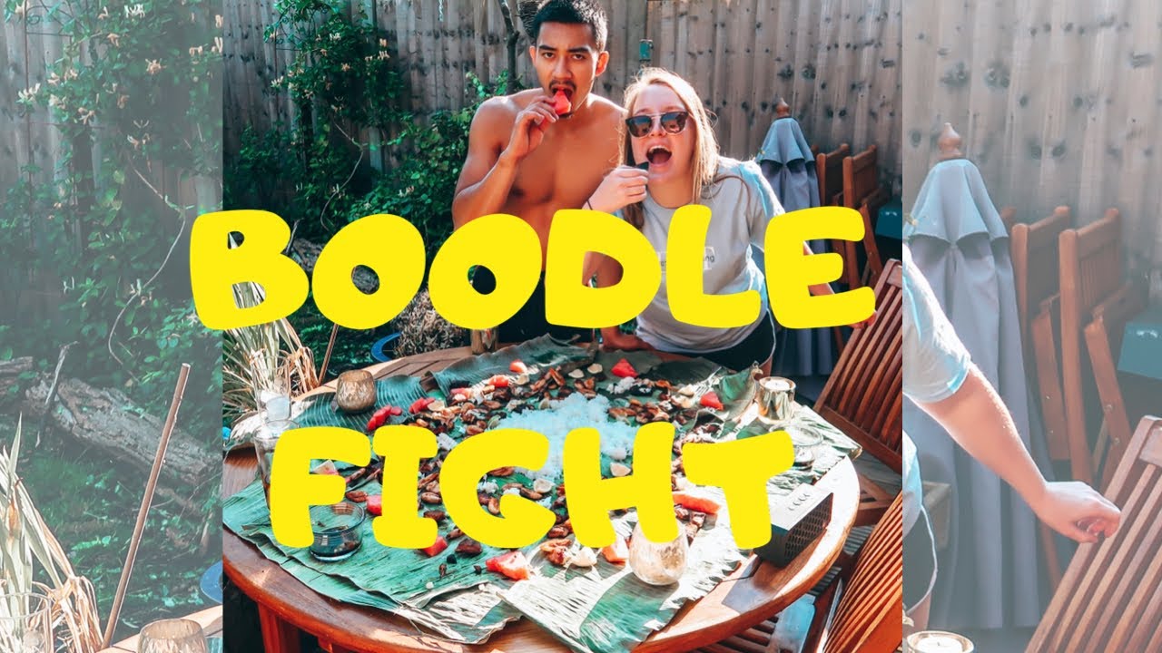 WE MADE A FILIPINO BOODLE FIGHT IN THE UK - INSANE AMOUNT OF FOOD - YouTube