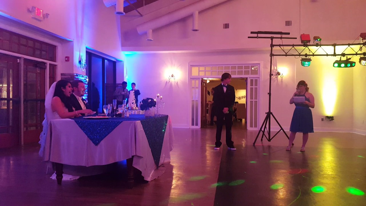 MoH speech/rap Talia wedding - YouTube