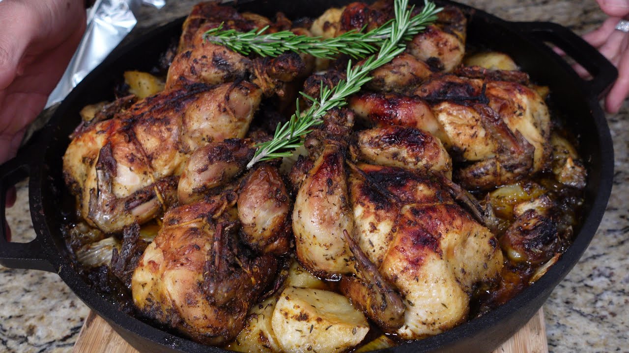 Classic Oven Roasted Rustic Chicken - YouTube