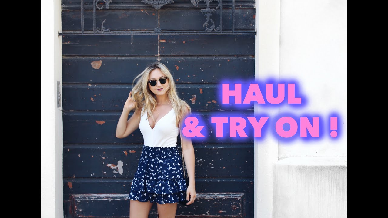 HAUL & TRY ON ! - YouTube