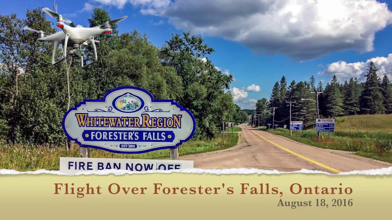 Flight Over Forester's Falls - YouTube