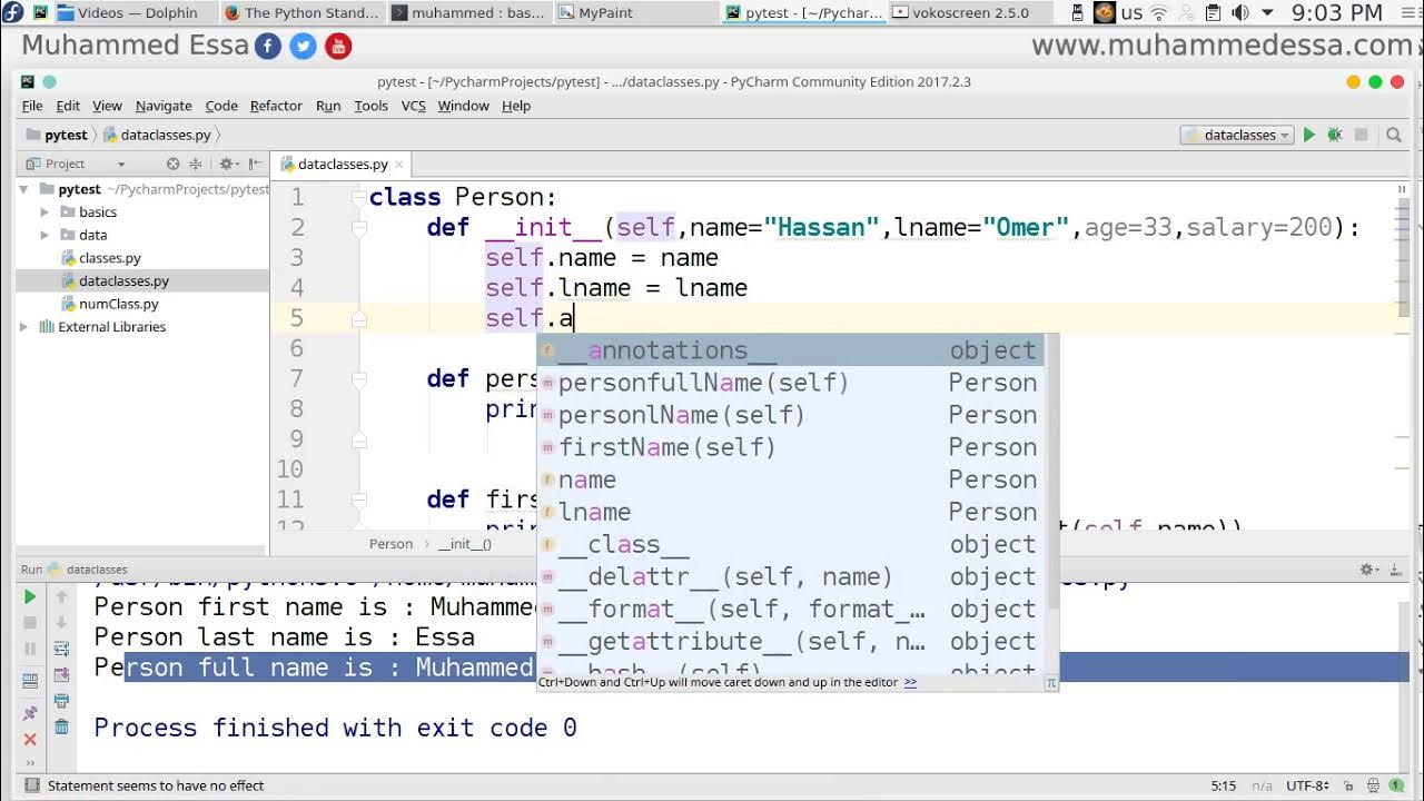 47 Python 3 OOP constructor default values - YouTube