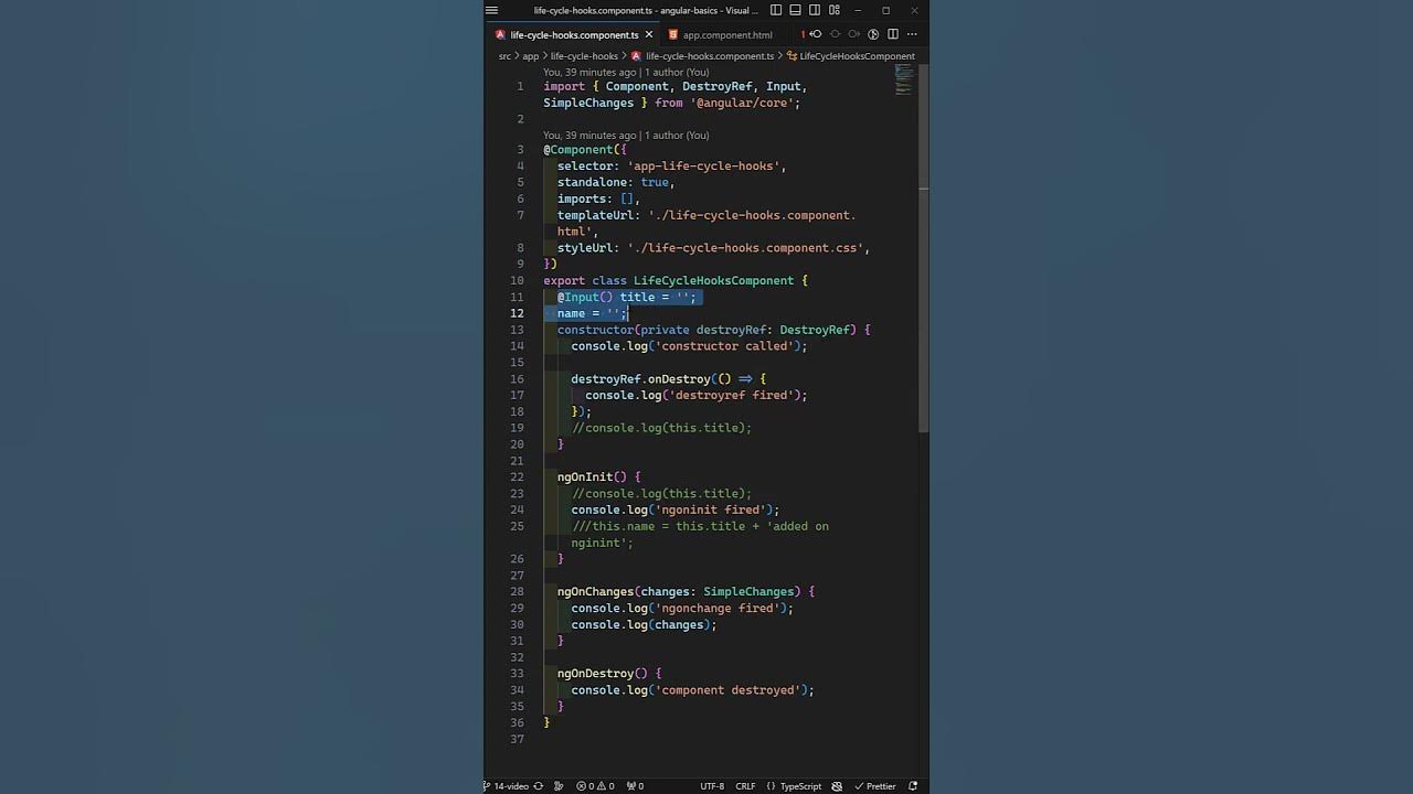 How NgOnchanges fires whenever the input value changes in the component - #Angular17 # ...