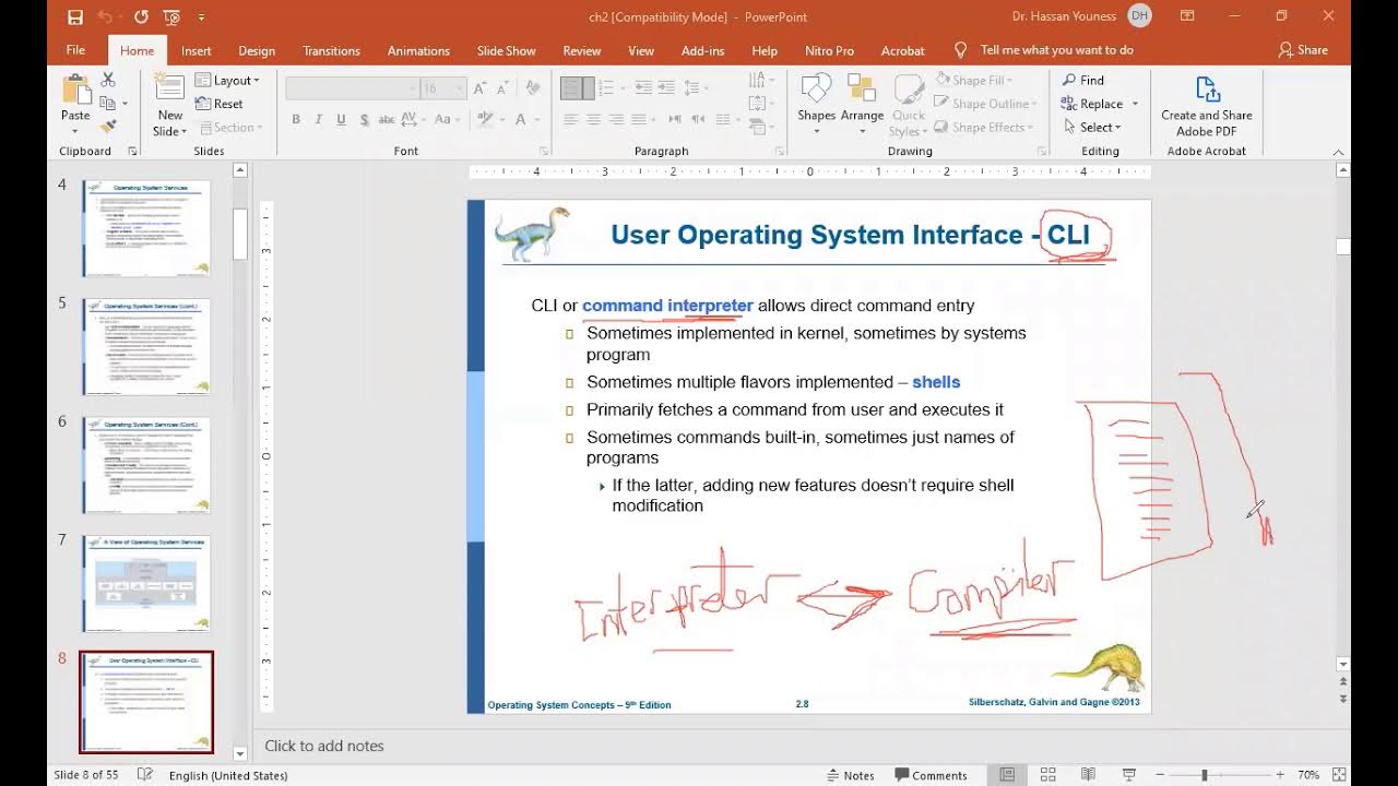 Operating System Lec 3 part 2 محاضرات فى نظم تشغيل الحاسبات - YouTube