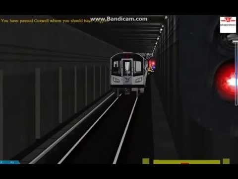 Openbve R300 Test train bypasses Coxwell - YouTube