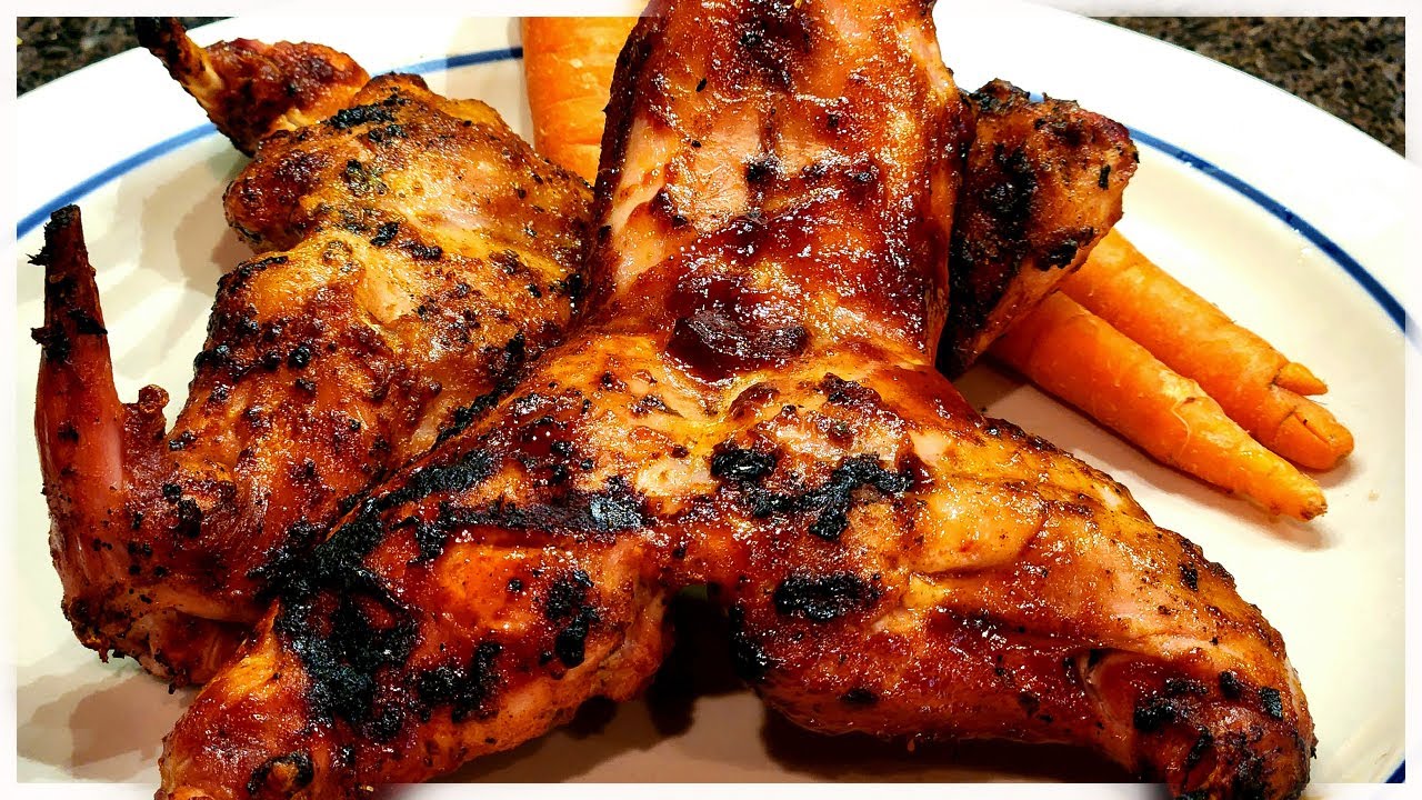 Grilled Rabbit on the Traeger | Meat Rabbits - YouTube