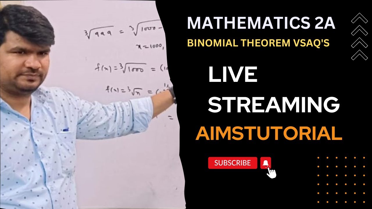 2 marks BINOMIAL THEOREM important questions || mathematics 2A || intermediate mathematics - YouTube