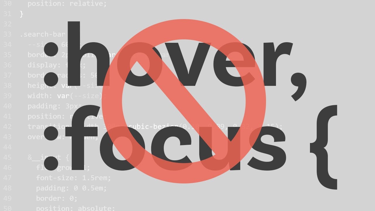 You are doing :focus wrong (and I was too) - YouTube