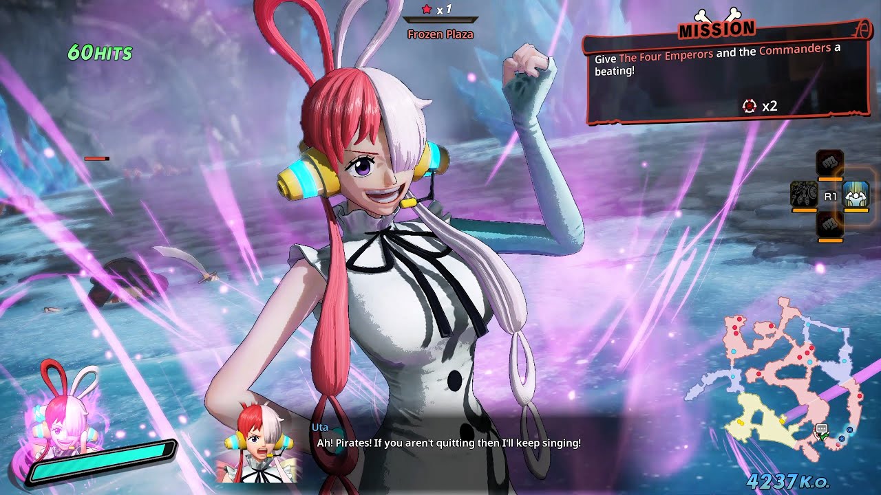 Uta GAMEPLAY | ONE PIECE: PIRATE WARRIORS 4 (PS5) - YouTube