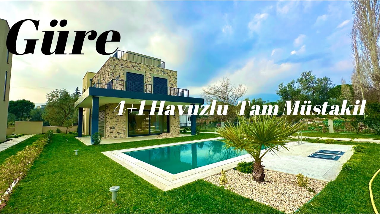 Hayal Gibi Bölge Tasarım Bir Villa ! Balıkesir Edremit Güre’de Deniz Ve ...