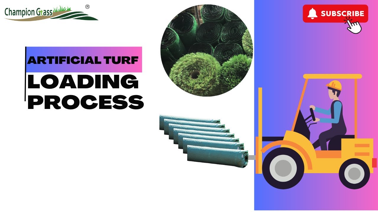 How to loading artificial grass fast? - YouTube