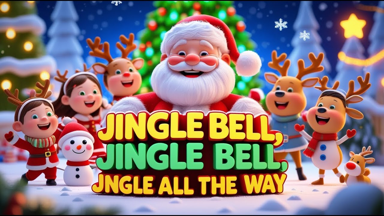 Sing & Dance Along! | Jingle Bell Jingle Bell Jingle All the Way ...