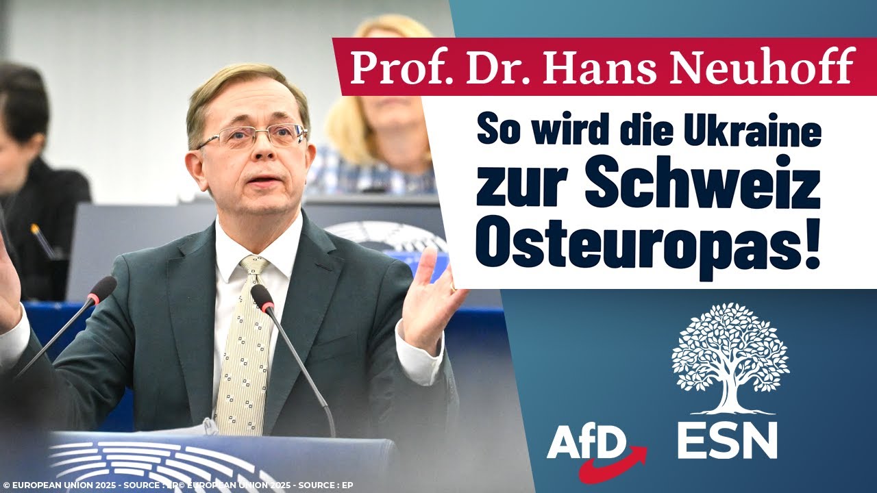 So wird die Ukraine zur Schweiz Osteuropas! - Prof. Dr. Hans Neuhoff ...