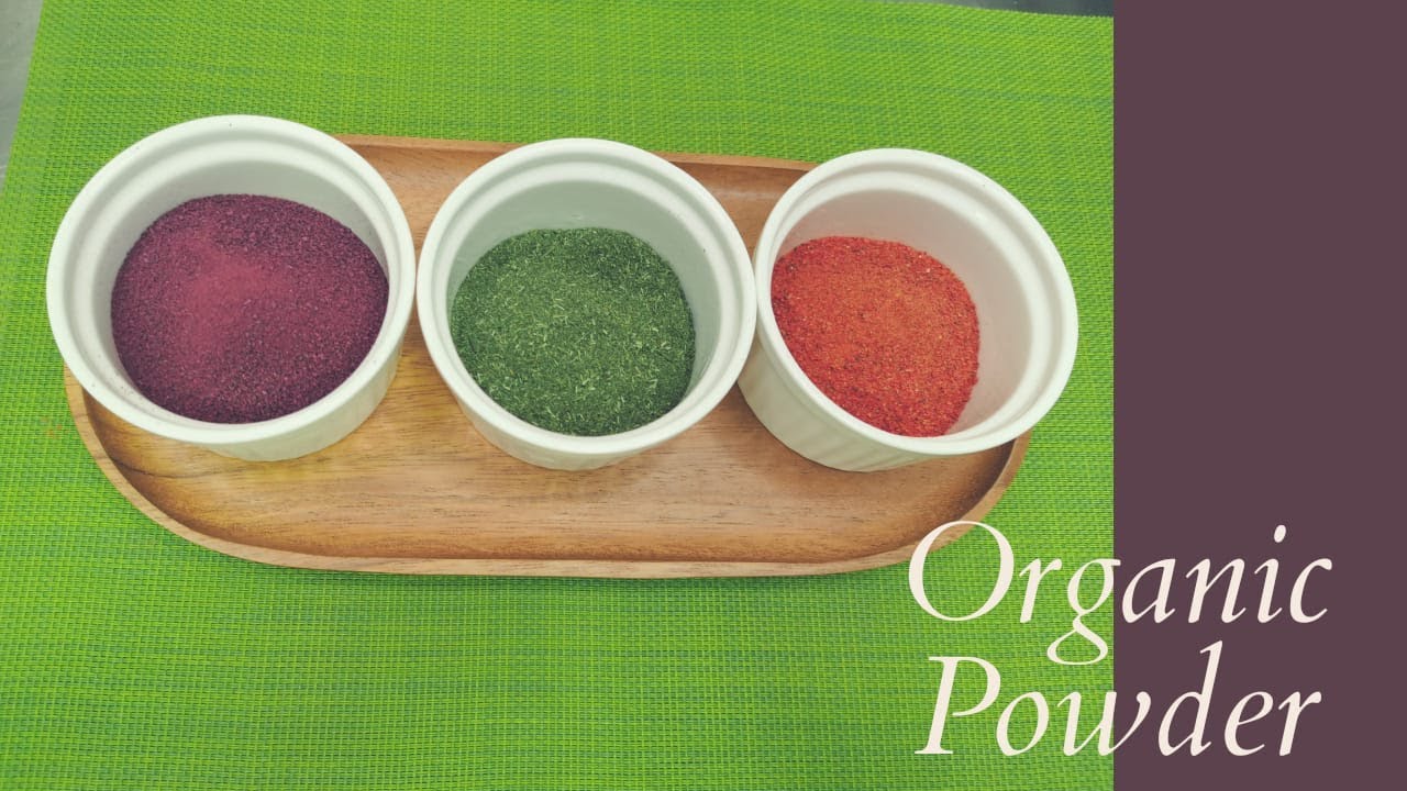 Organic vegetable Powder | Organic Food Color | - YouTube