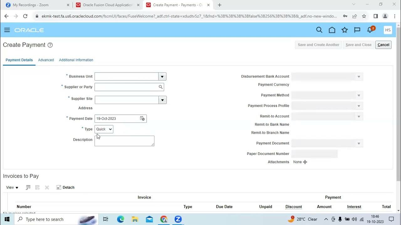 Accounts Payable Interview Questions in Oracle Fusion|EBS - YouTube