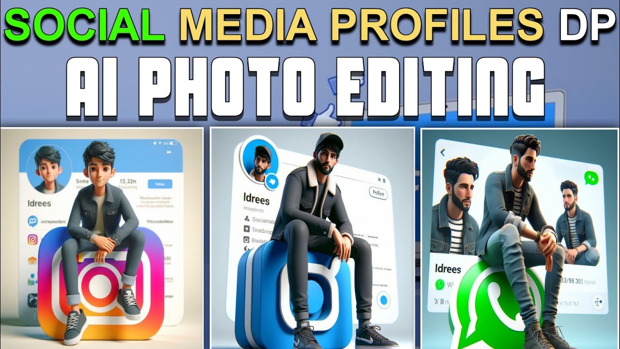 How To Create 3D Ai Social Media Boy Image | Trending Social Media ...