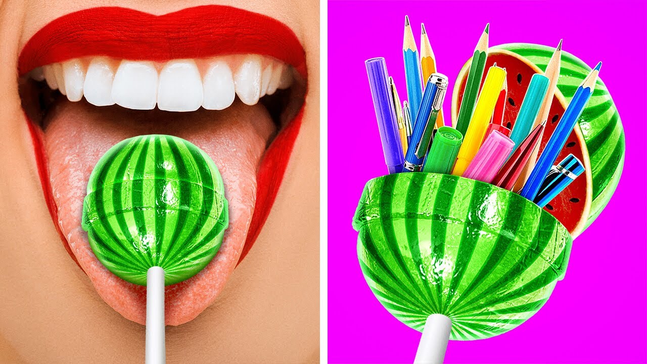 SUPER SMART SCHOOL TRICKS || EASY CRAFT IDEAS! Cheating Hacks!Funny ...