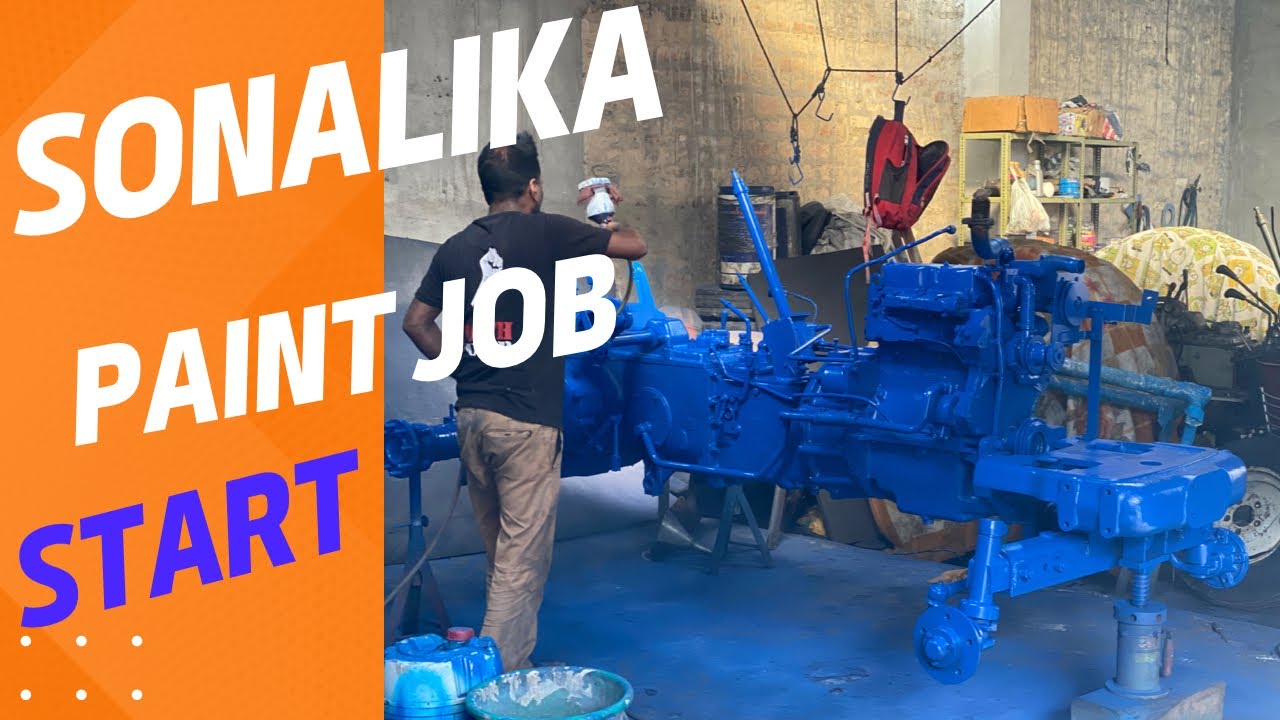 Sonalika 740 Tractor Paint Job Start | Swaraj 735 Engine Start | Ford ...