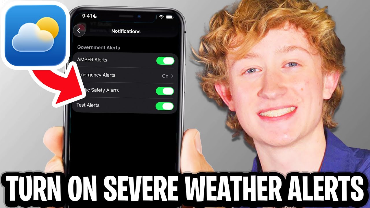 How To Turn ON Severe Weather Alerts On iPhone - Full Guide - YouTube