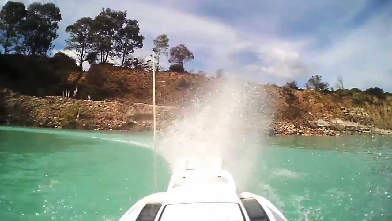 Hobby King Princess RC Vee Hull Boat 2nd video - YouTube