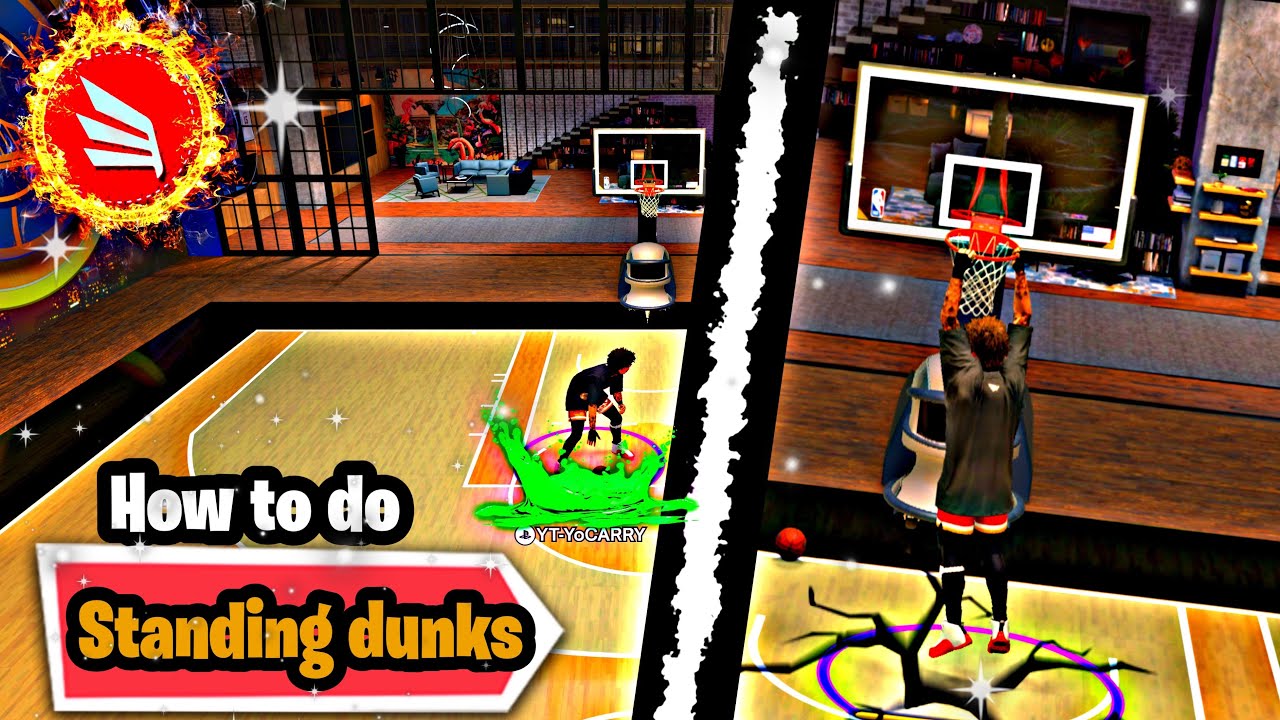How to do standing dunks the correct way on nba 2k25 (hand cam) - YouTube