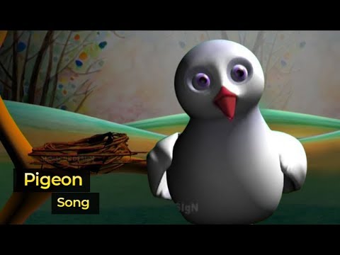 Pigeon song for Kids ♥ Butterfly ★ Manjadi songs in English - YouTube