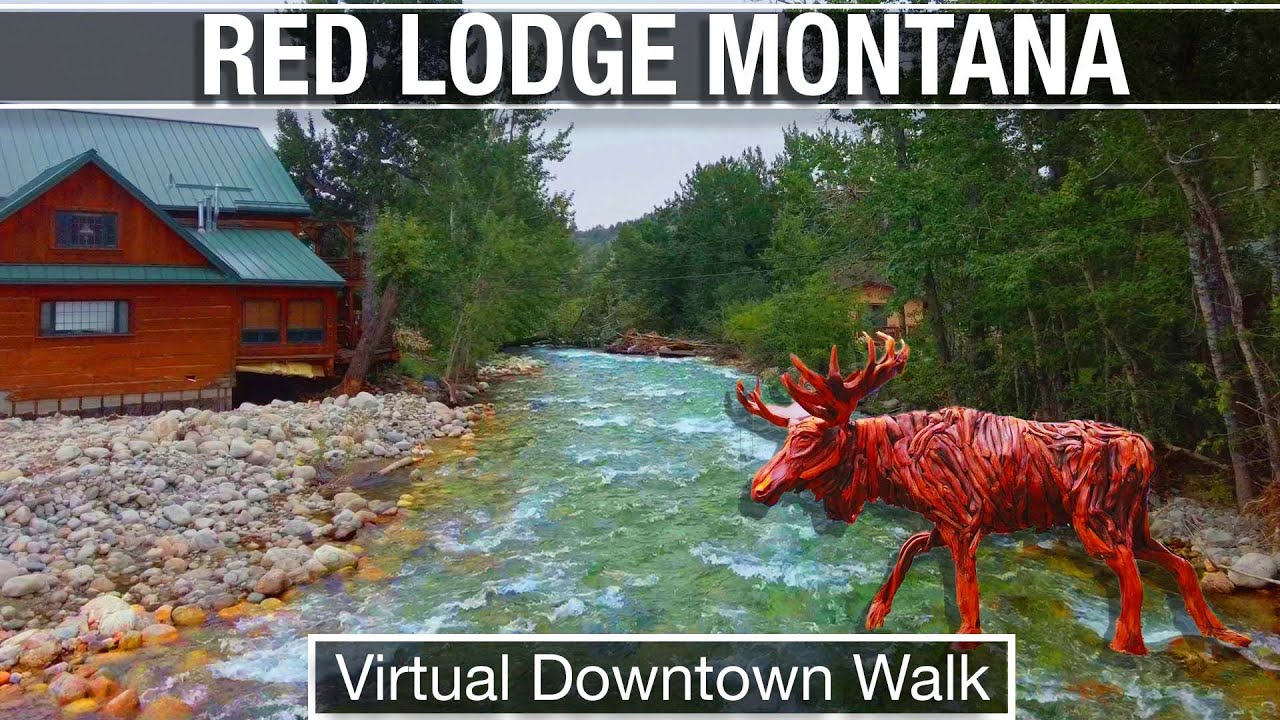 Red Lodge, Montana After the Flood - Virtual Treadmill City Tour and ...