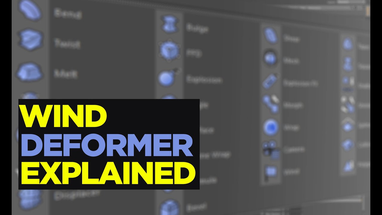 Cinema 4d Wind deformer - YouTube