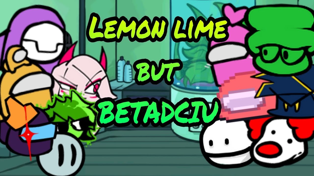[FNF BETADCIU] Lemon lime but Every Turn a Different Character Sings ...