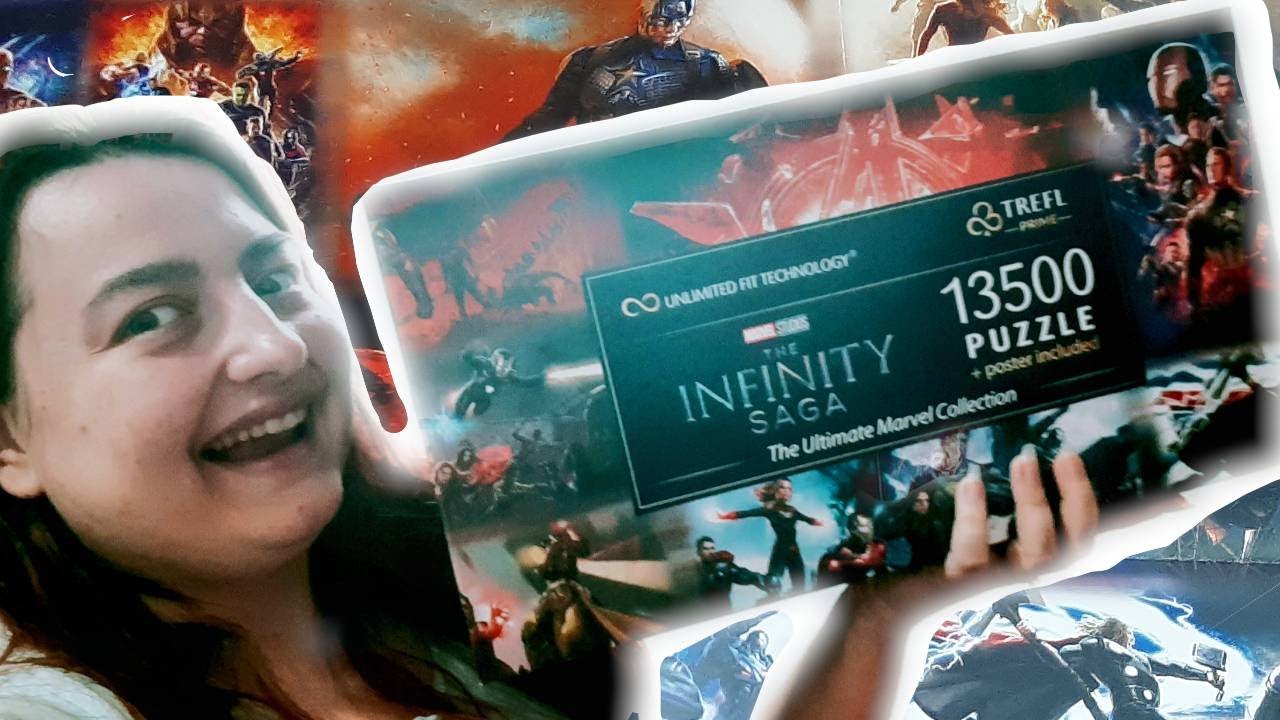 ️🧩 Unboxing a 13,500-Piece Jigsaw Puzzle! | "THE INFINITY SAGA" | The ...